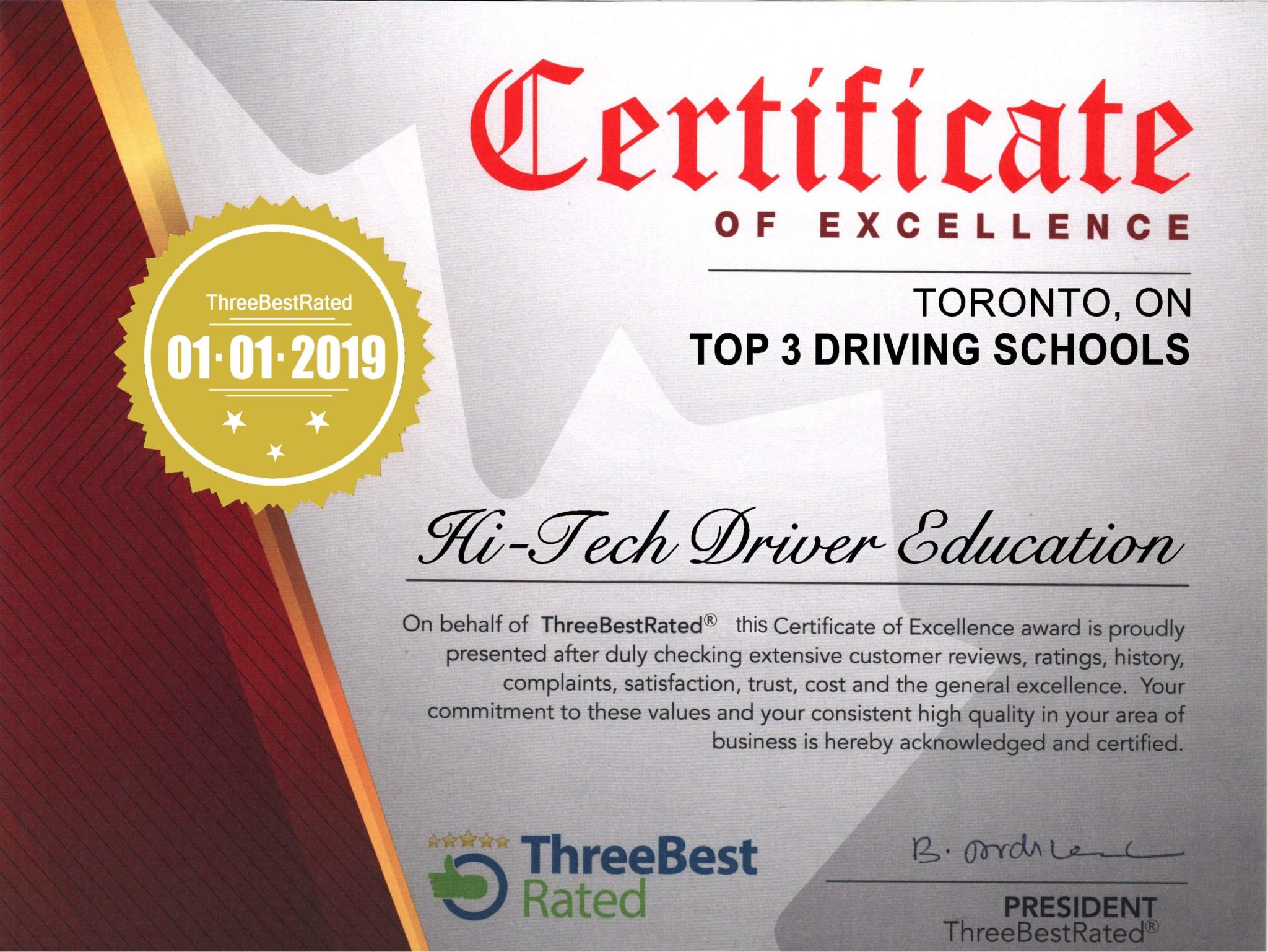 Hi-Tech Driver Education: The Best Toronto Driving School (416) 398-6506